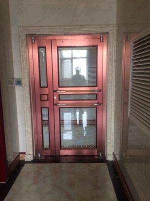 China Fabriek Groothandelsprijs Aluminium frame winkelfront Kfc deur vloer lente gehard veiligheid dubbele glazuur Te koop