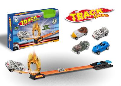 China Grupos da trilha do carro de corridas do brinquedo de Hot Wheels com o carro animal do estilo do piloto da liga do metal à venda