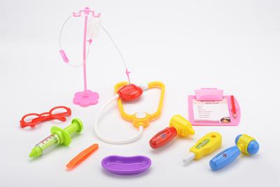 Cina Medico finga e giochi al dottore i colori stabiliti del corredo 4 dell'infermiere del giocattolo per il bambino di 3 anni ed aumenti in vendita