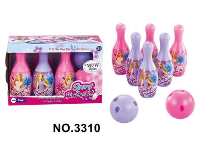 Cina Insieme variopinto della palla da bowling delle ragazze dei bambini di sport dei bambini dell'interno di plastica dei giocattoli in vendita