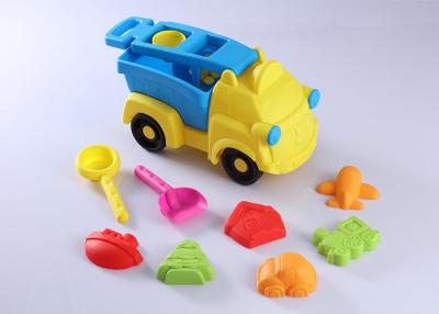 China 10 van het het Strandzand van PCs het Harde Plastic Vastgestelde Speelgoed W/de Emmerschop 15 van Voertuig Dierlijke Vormen „ Te koop