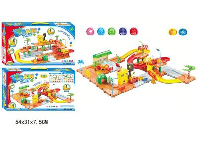 China 32 „Speelgoed van het Station het Elektrische Spel voor Kinderen, DIY-het Spoorreeks van Assemblageblokken Te koop