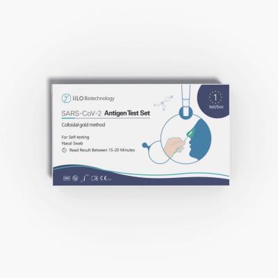Cina ISO 13485 SARS-CoV-2 Rapid Antigen Swab Test Kit Classe III IiLO Europa in vendita