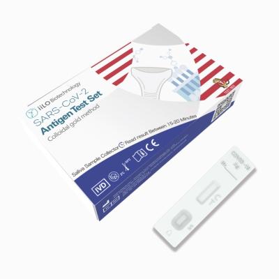 Cina SARS-CoV-2 Rtk Antigen Self Test Kit Raccoglitore di campioni di saliva 1 test/scatola in vendita
