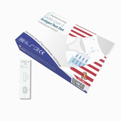 China Class III 70mm SARS-CoV-2 Saliva Antigen Kit Malaysia 1 Test/Box for sale