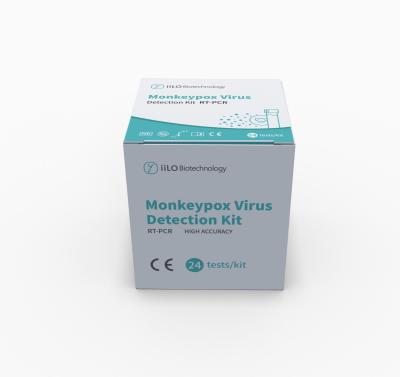 China 24 Tests/Kit Apenpokken Detectie Kit Infectieziekte Medium Box Verpakking RT-PCR Te koop