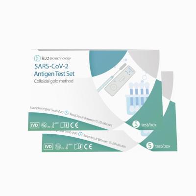 China o teste do antígeno do CE SARS-CoV-2 de 70mm ajustou o cotonete Nasopharyngeal 5 partes à venda
