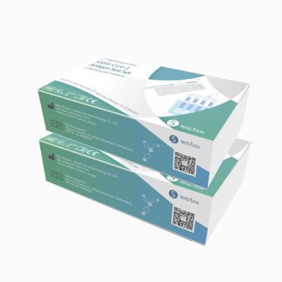 China o teste plástico do antígeno SARS-CoV-2 de 70mm ajustou Kit Nasopharyngeal Swab 5 partes à venda