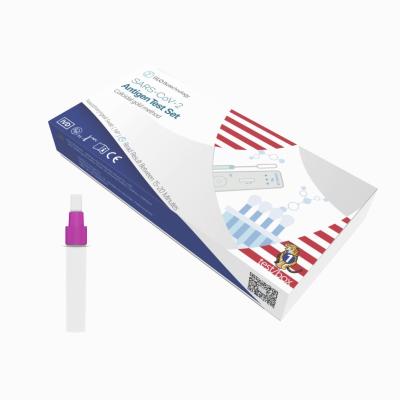 Китай Срок годности 2 года Назофарингеальный тест на антигены Пластиковый SARS-CoV-2 продается