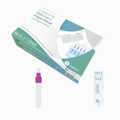 China 70mm 99% Accuracy SARS-CoV-2 Fast Antigen Swab Test Nasopharyngeal Swab 5 Piece for sale