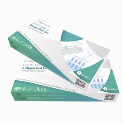 China IiLO Plastic SARS-CoV-2 Antigen Swab Test Kit Nasopharyngeal Swab 1 Piece for sale