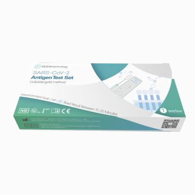 China Class III SARS-CoV-2 Antigen Nasal Swab Accuracy 99% Plastic for sale