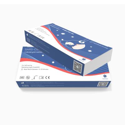 中国 クラスIIIのSARSCoV 2プラスチックのための家の使用綿棒の抗原テスト キット 販売のため