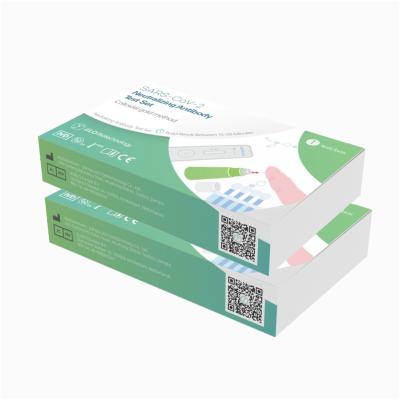 Cina 15-20 minuti Test rapido dell'antigene Home Kit Tampone nasale anticorpo neutralizzante in vendita