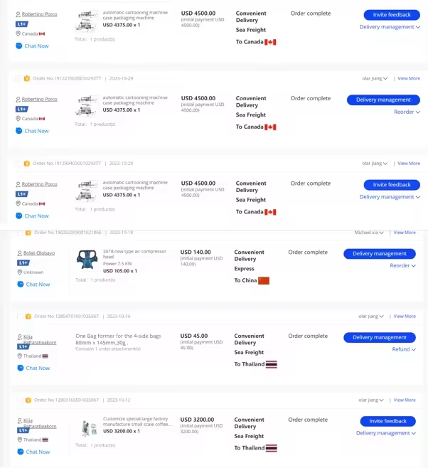 Customer feedback and reviews