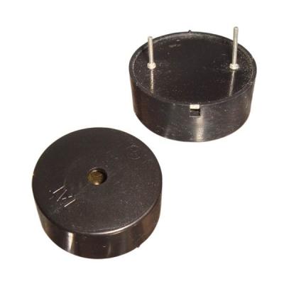 Cina 12 cicalino piezo-elettrico attivo nero 80dB, dimensione di volt PBT di D23*H9.5mm in vendita