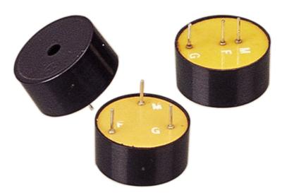 China Zwarte Piezo Elektrische Zoemer, 24MM Elektronische ceramische zoemer zonder chauffeur Te koop
