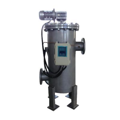 China Large flow rate full auto self cleaning brush filter lubricating oil filtration for sale