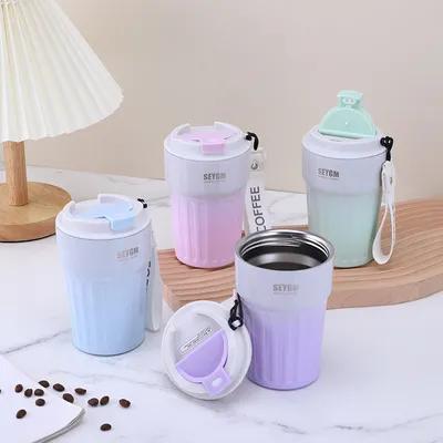 China Smart Coffee Thermos Display Temperatura e LED isolado Mug de viagem para armazenamento frio de verão Directo beber ou palha à venda