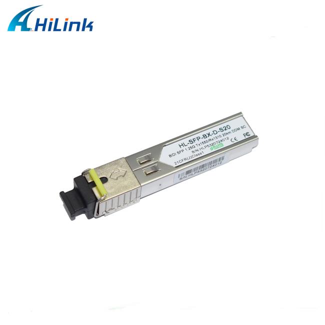 1.25G BIDI SFP Transceiver front view