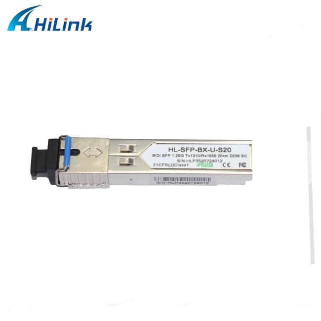 1.25G BIDI SFP Transceiver close-up