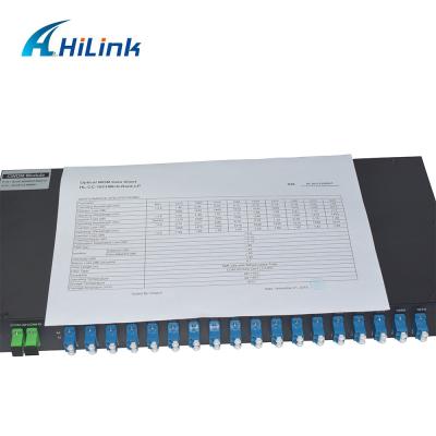 China 19“ de Module18ch 1270-1610nm Vezel Optische CWDM Mutiplexer van 1U CWDM Mux Demux Te koop