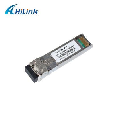 China C Band Tunable 10GBASE ZR SFP+ Optical Module 10G DWDM Multi Rate 80KM SMF For OTN for sale