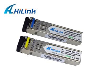 China Módulo a una cara BIDI 1.25G los 40KM del transmisor-receptor del WDM SFP de SC/LC DDM en venta