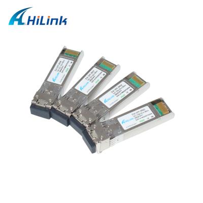 중국 10G DWDM SFP+ 광 송수신기 모듈 C17-C61 80 킬로미터 DOM 두 부분으로 되 LC SMF 판매용
