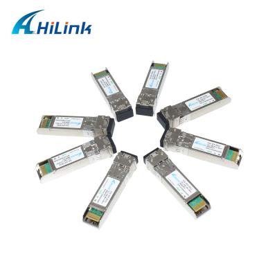중국 10G DWDM SFP+ 광 송수신기 모듈 C17-C61 80 킬로미터 DOM 두 부분으로 되 LC SMF 판매용