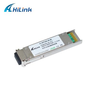 중국 DOM LC SMF 송수신기 모듈 10GBASE ZR XFP 1550nm 80 킬로미터 판매용