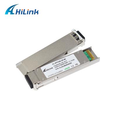 중국 DOM LC SMF 송수신기 모듈 10GBASE ZR XFP 1550nm 80 킬로미터 판매용