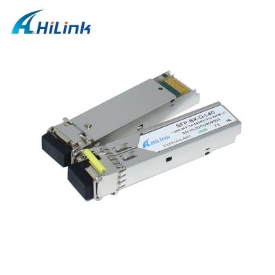 중국 1000BASE 비디 SFP 송수신기 모듈 1310nm 1550nm 40 킬로미터 DOM 단순하 LC SMF 판매용