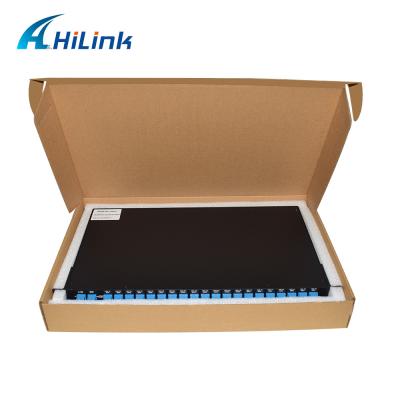 中国 モニターの港LC/UPC 19"との二重繊維C21-C60 40CH DWDM Mux Demux 1Uラック マウント 販売のため