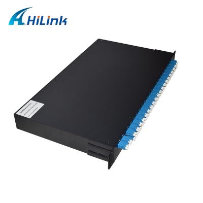 中国 モニターの港LC/UPC 19"との二重繊維C21-C60 40CH DWDM Mux Demux 1Uラック マウント 販売のため