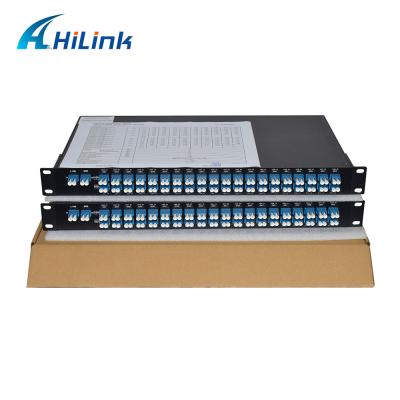 中国 モニターの港LC/UPC 19"との二重繊維C21-C60 40CH DWDM Mux Demux 1Uラック マウント 販売のため