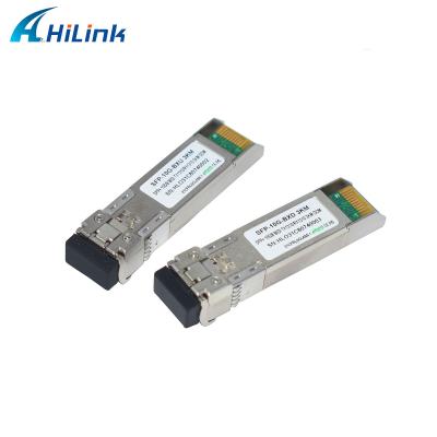 중국 10G BIDI SFP+ 송수신기 모듈 3KM TX1310/RX1310nm SMF 양방향 섬유 자동응답기 판매용