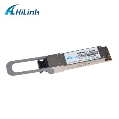 China Módulo óptico los 80KM SMF del transmisor-receptor de QSFP28 100G ZR4 con FEC LC dual para los vínculos de Ethernet en venta
