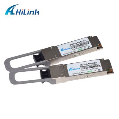 China Módulo óptico los 80KM SMF del transmisor-receptor de QSFP28 100G ZR4 con FEC LC dual para los vínculos de Ethernet en venta