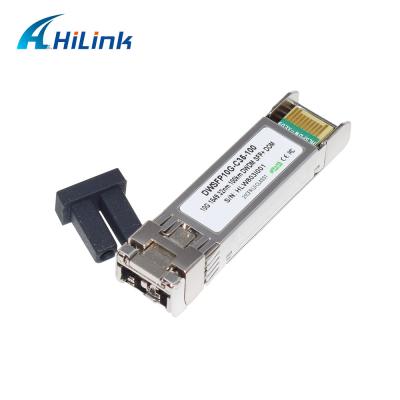 Chine Module duplex 10G DWDM SFP+ C17-C61 100km d'émetteur-récepteur de LC SMF pour la transmission à vendre