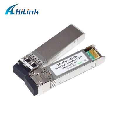 Chine Module duplex 10G DWDM SFP+ C17-C61 100km d'émetteur-récepteur de LC SMF pour la transmission à vendre
