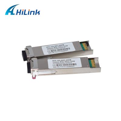 China 10G XFP BIDI 40KM TX1270 RX1330nm SMF LC DOM SFP+ módulo de transceptor en venta