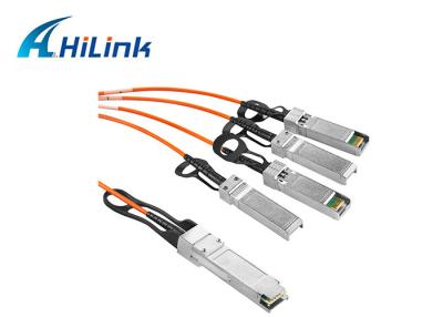 Κίνα 1M 40G QSFP στο ενεργό οπτικό καλώδιο qsfp-4sfp10g-AOC1M ξεμπλοκαρίσματος AOC 4xSFP+ 10G προς πώληση