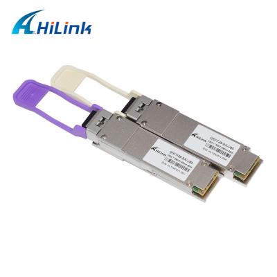 Cina 100Gb/s QSFP28 BiDi 80km Trasmettitore Hot Pluggable Simplex LC/UPC DOM Optical Transceiver Module in vendita