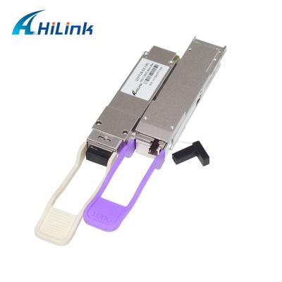 Cina 100Gb/s QSFP28 BiDi 80km Trasmettitore Hot Pluggable Simplex LC/UPC DOM Optical Transceiver Module in vendita