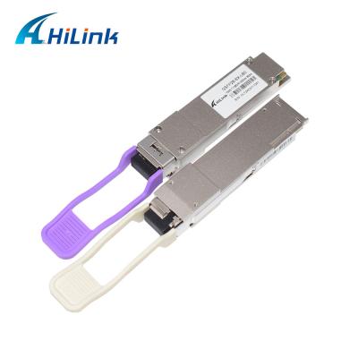 Cina 100Gb/s QSFP28 BiDi 80km Trasmettitore Hot Pluggable Simplex LC/UPC DOM Optical Transceiver Module in vendita