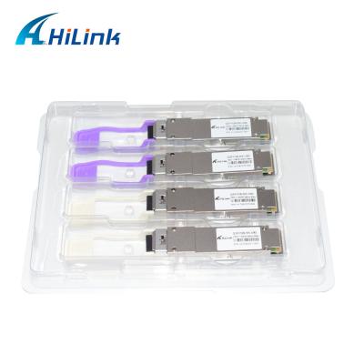 Cina 100Gb/s QSFP28 BiDi 80km Trasmettitore Hot Pluggable Simplex LC/UPC DOM Optical Transceiver Module in vendita