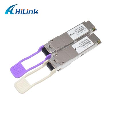 Cina 100Gb/s QSFP28 BiDi 80km Trasmettitore Hot Pluggable Simplex LC/UPC DOM Optical Transceiver Module in vendita