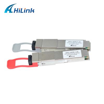 中国 QSFP28 BIDI LR 20KM 1280nm/1310nm シングルランブダ光接送機 シンプレックスLC 販売のため