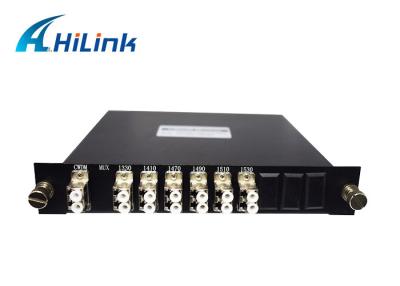 中国 WDMネットワークのための選抜して下さい/二重繊維CWDM Mux Demuxモジュール6チャネル 販売のため